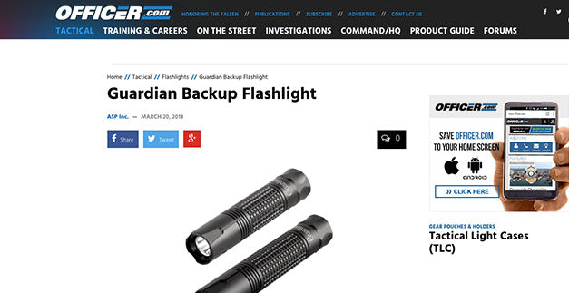 Officer.com: Guardian Backup Flashlight – ASP, Inc.