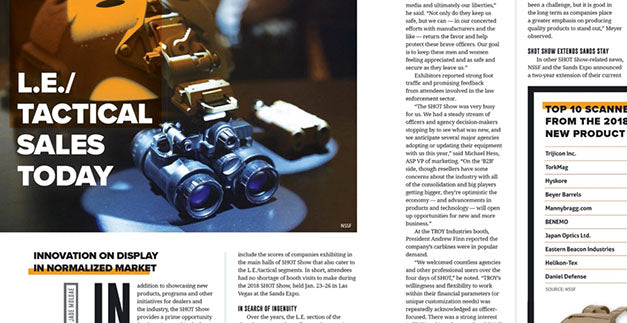 ShootingIndustry.com: L.E./Tactical Sales Today – ASP, Inc.