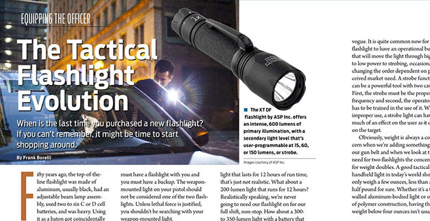 Law Enforcement Technology: The Tactical Flashlight Evolution – ASP, Inc.