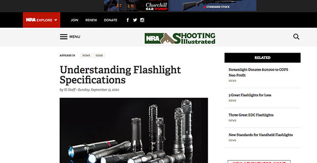 Shooting Illustrated: Understanding Flashlight Specifications – ASP, Inc.