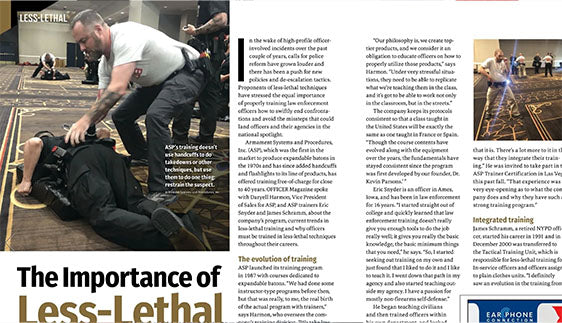 Officer.com: The Importance of Less-Lethal Training – ASP, Inc.