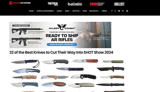 ATLON OUTDOORS: 32 of the Best Knives to Cut Their Way Into SHOT Show ...