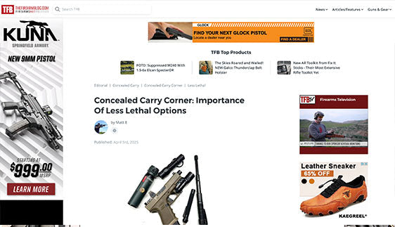 THEFIREARMBLOG.COM: Concealed Carry Corner: Importance Of Less Lethal ...