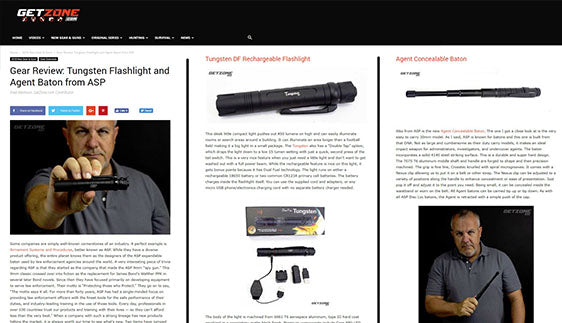 GETZONE.COM: Gear Review: Tungsten Flashlight and Agent Baton from ASP ...