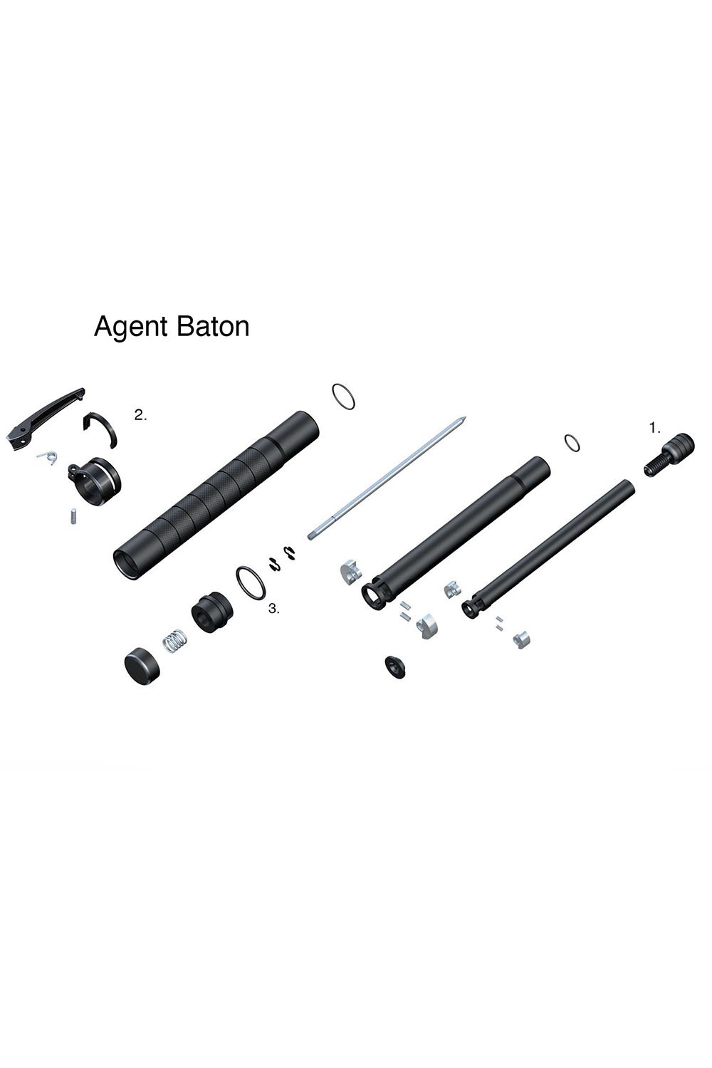 Buy Concealable Baton Parts Online In Usa | ASP, Inc